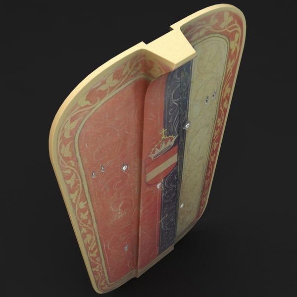 3d lwo pavise shield