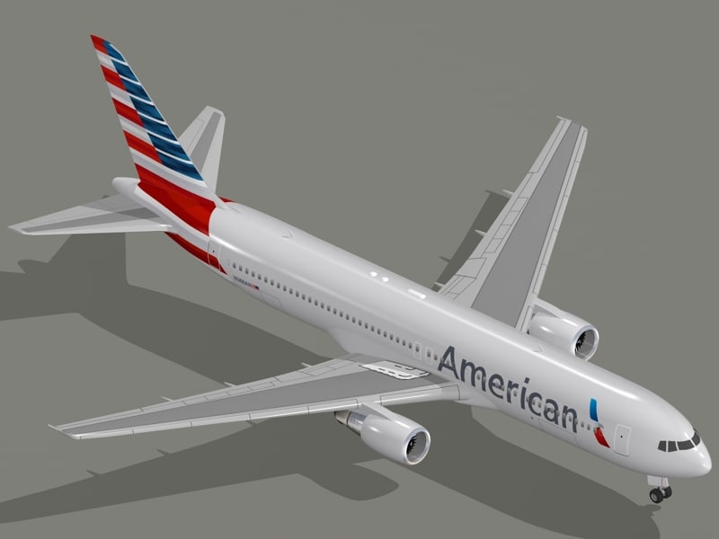 max boeing 767-300 er american