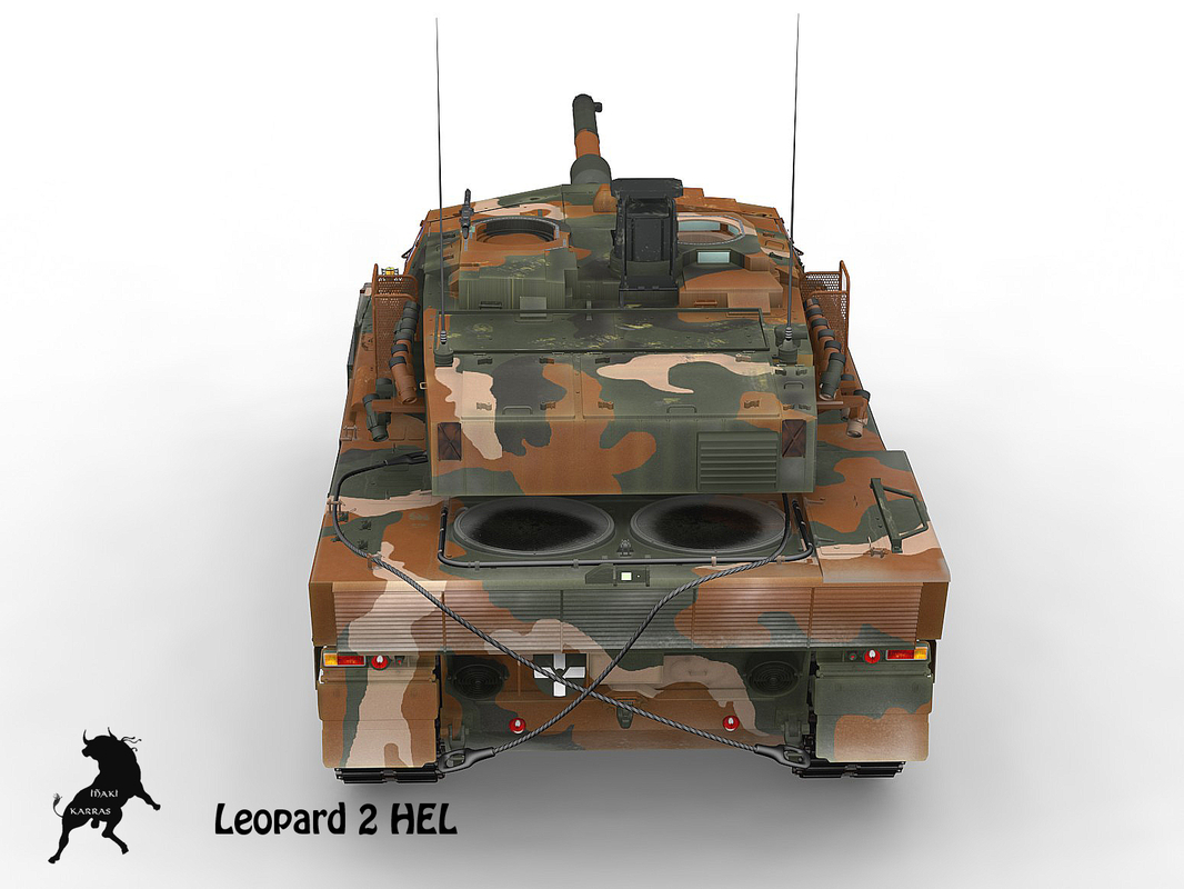 leopard greek version 3d max