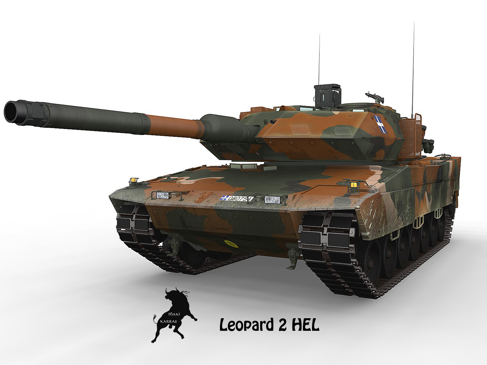 leopard greek version 3d max