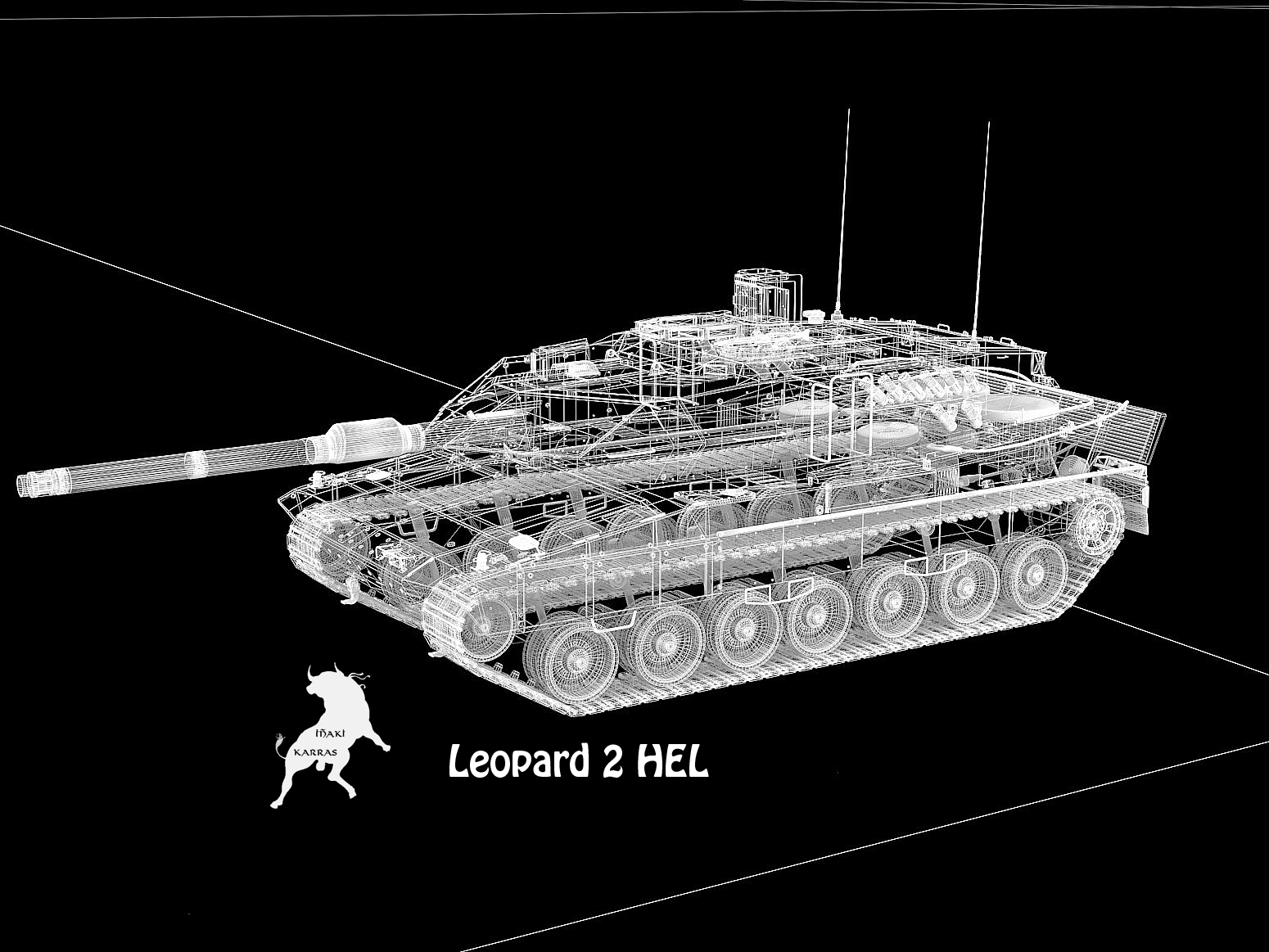 leopard greek version 3d max