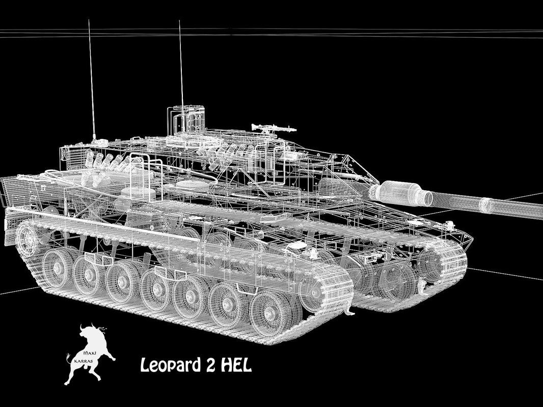 leopard greek version 3d max