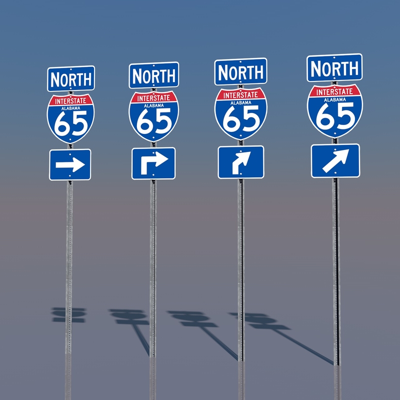 interstate 65 signs alabama c4d
