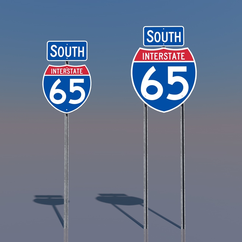 interstate 65 signs alabama c4d