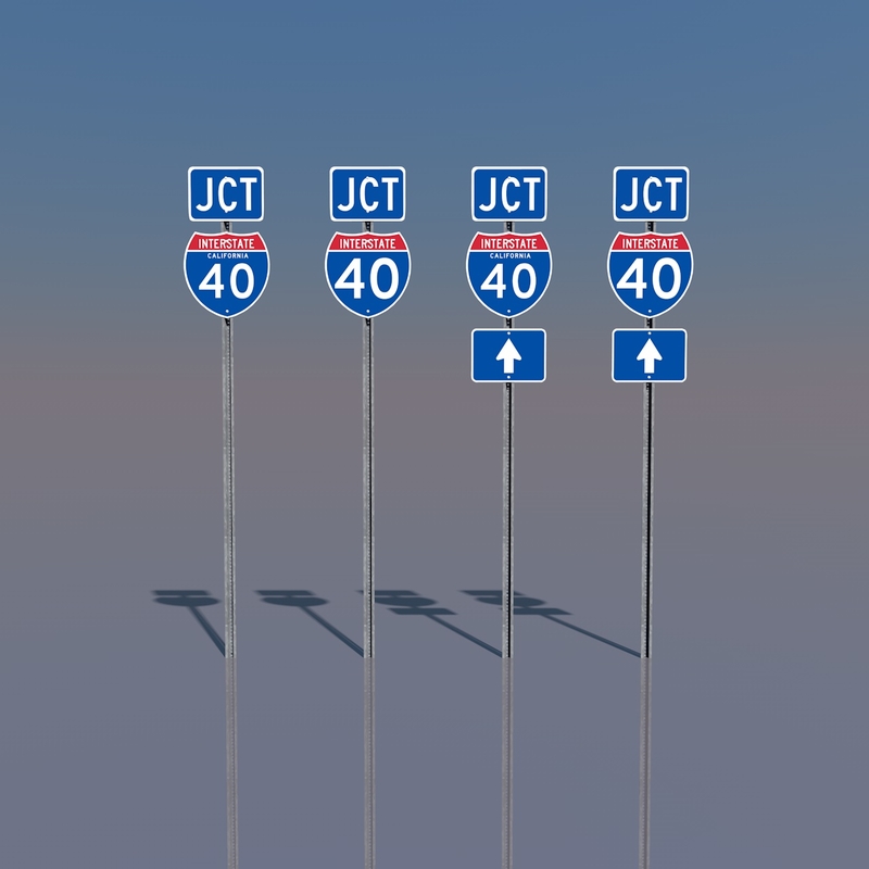 3d c4d interstate signs california