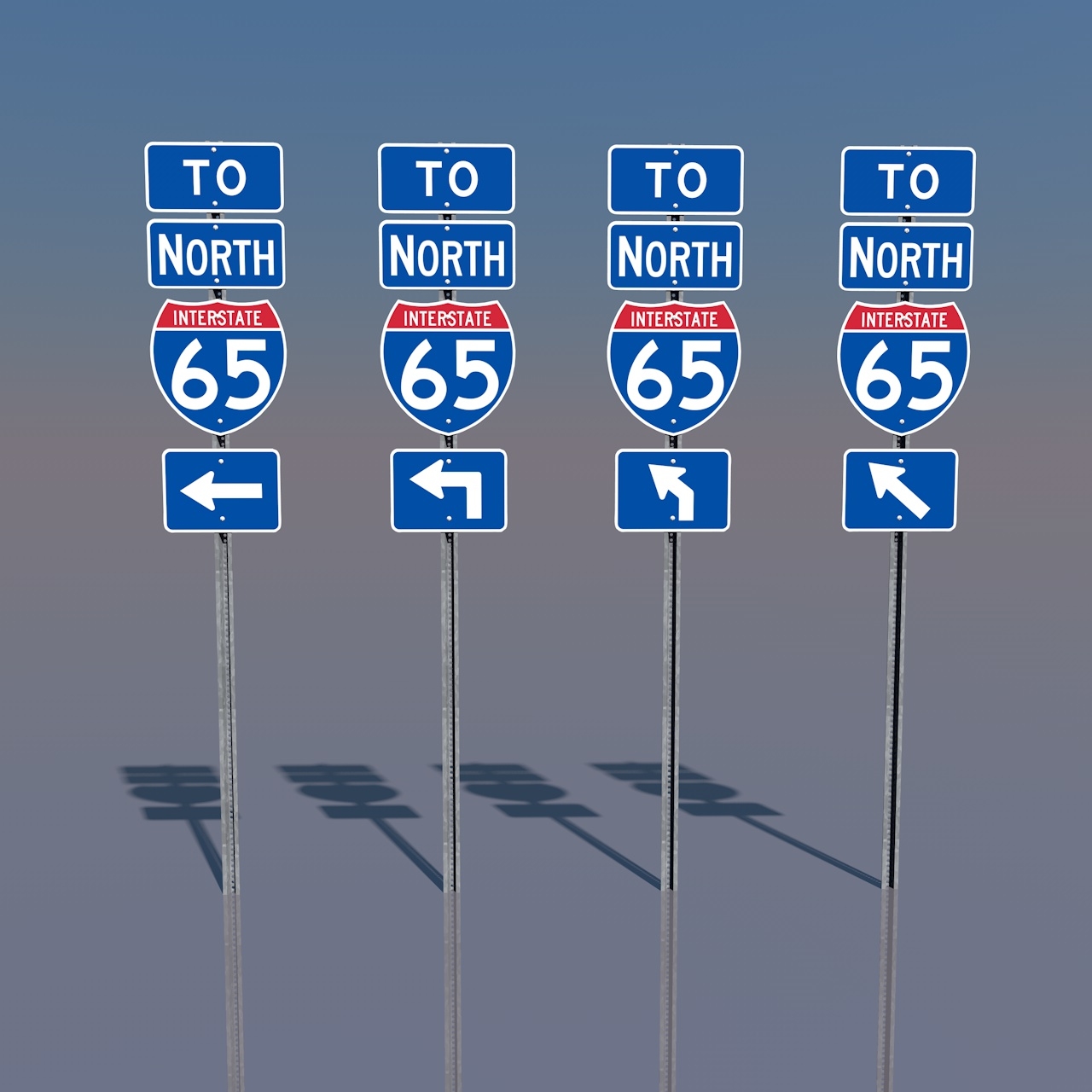 interstate 65 signs alabama c4d