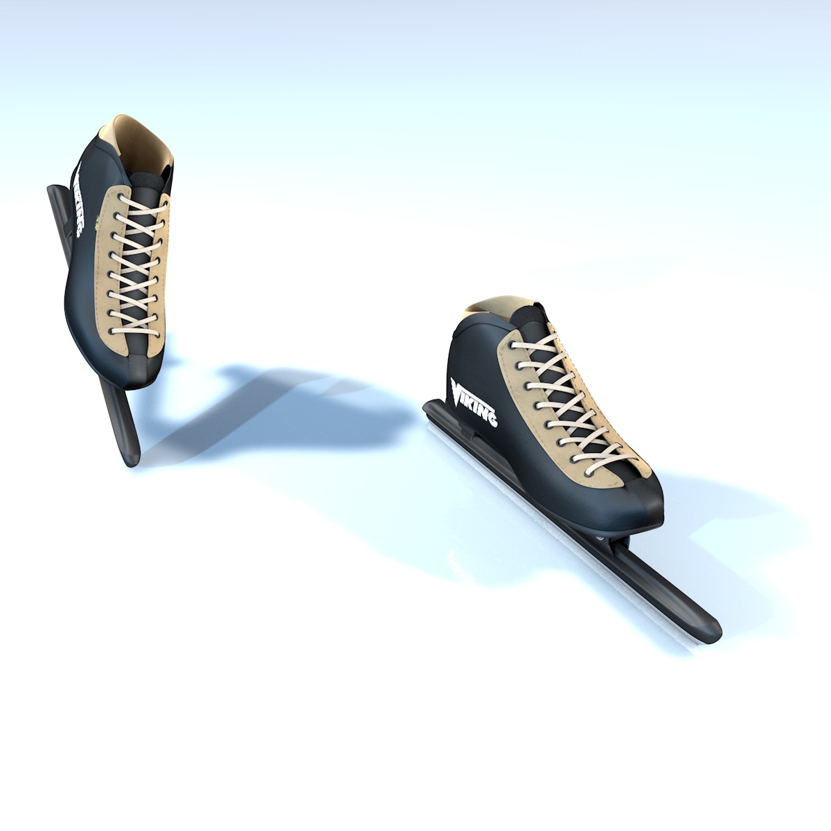 ice skating 3d c4d
