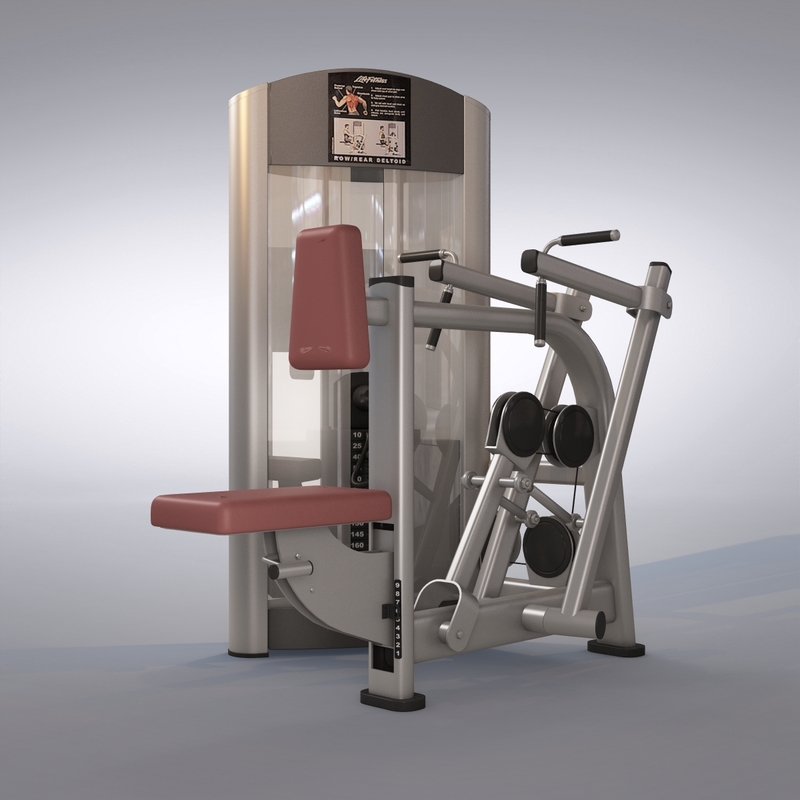 rear deltoid row machine max