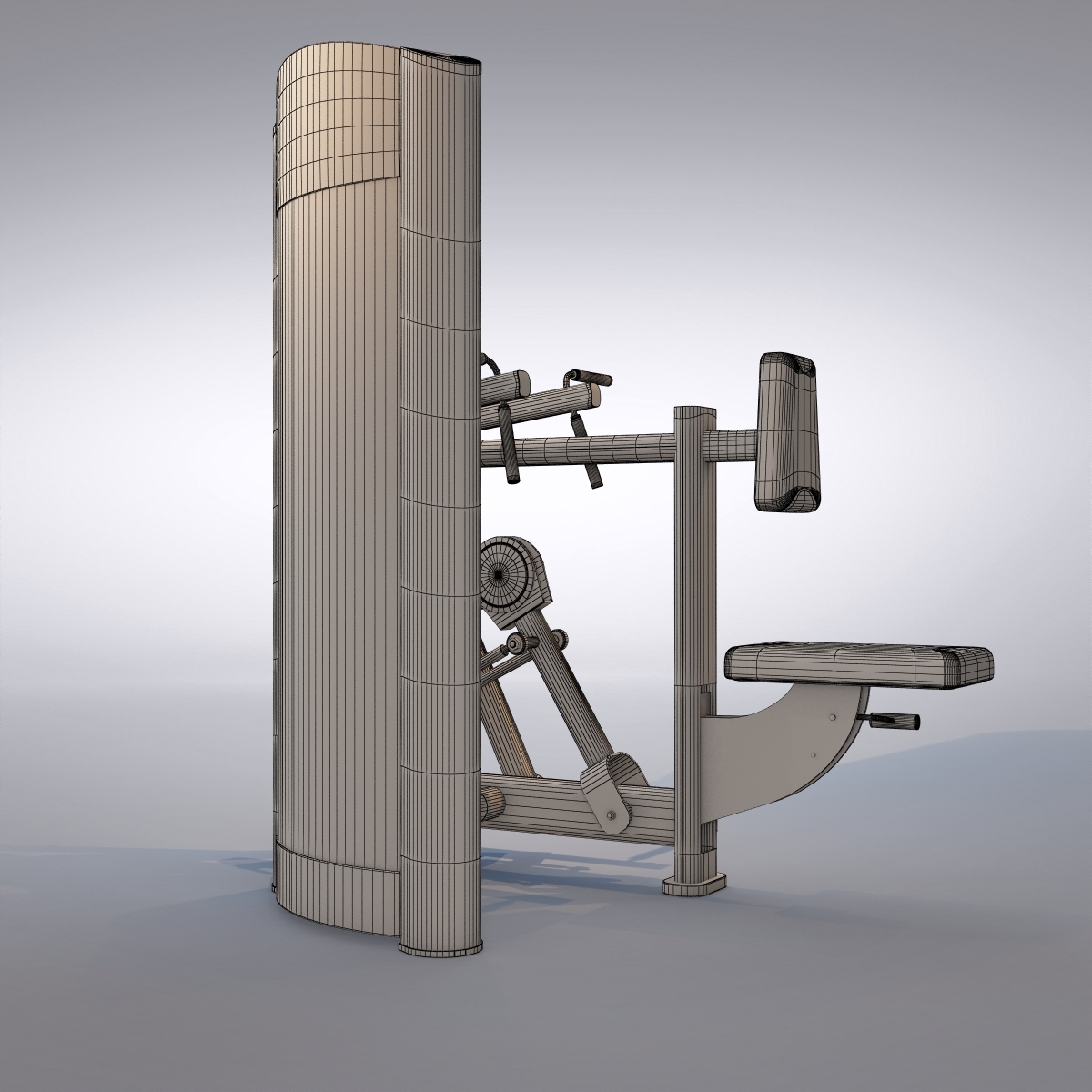 rear deltoid row machine max