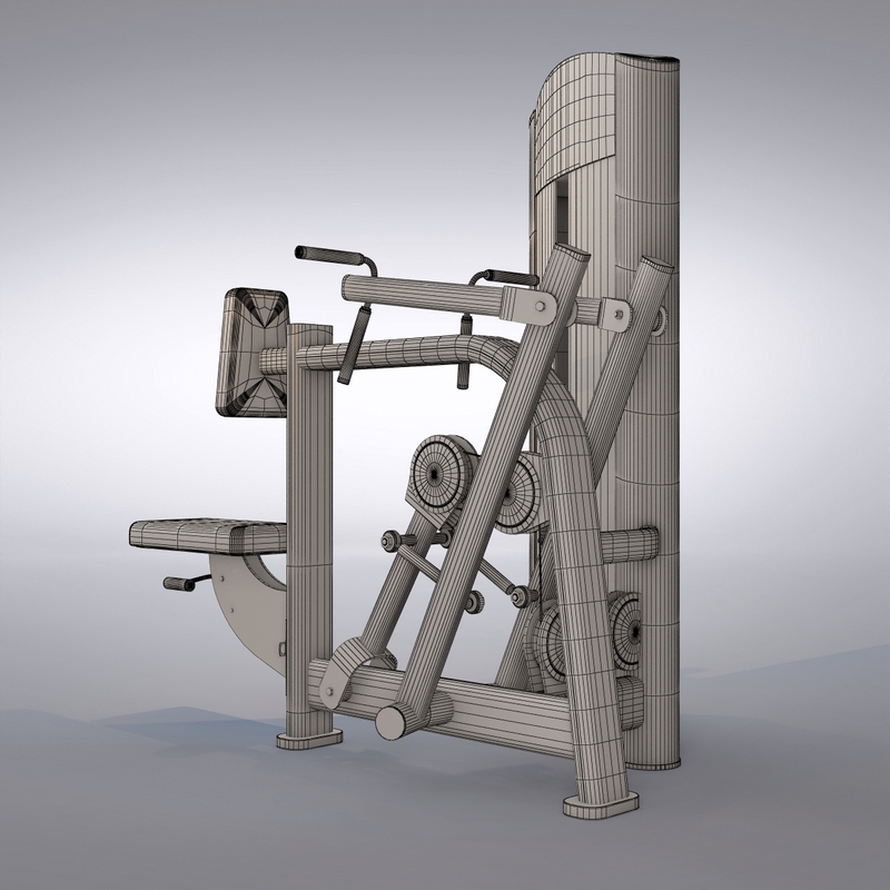 rear deltoid row machine max