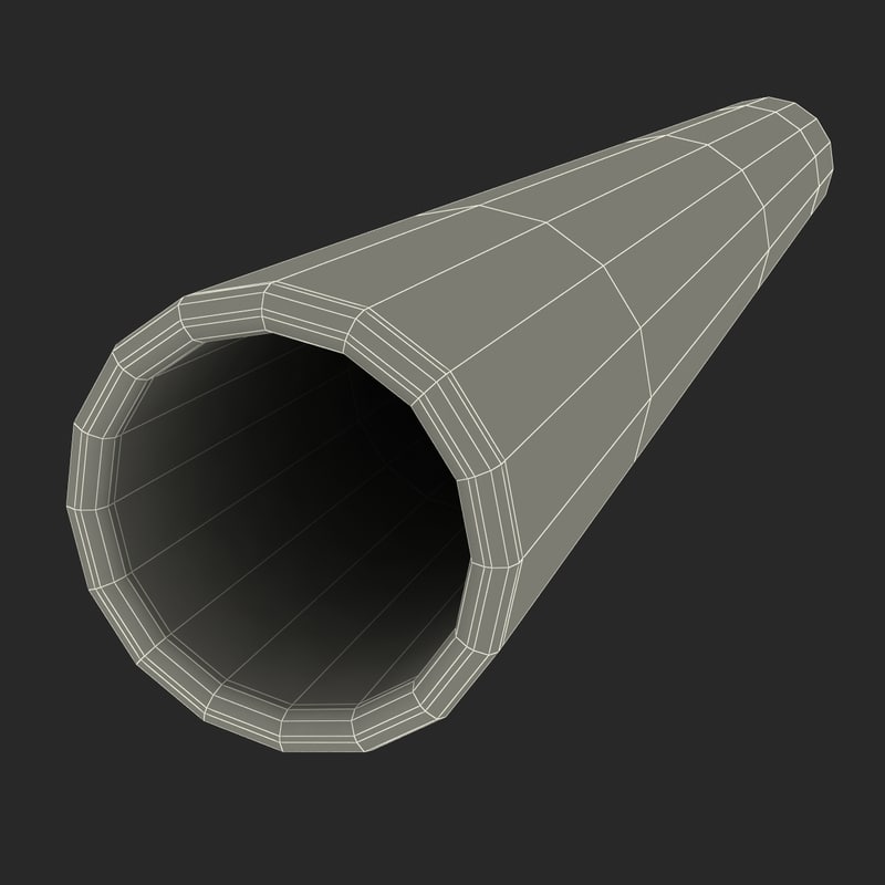 3d aluminum track baton model