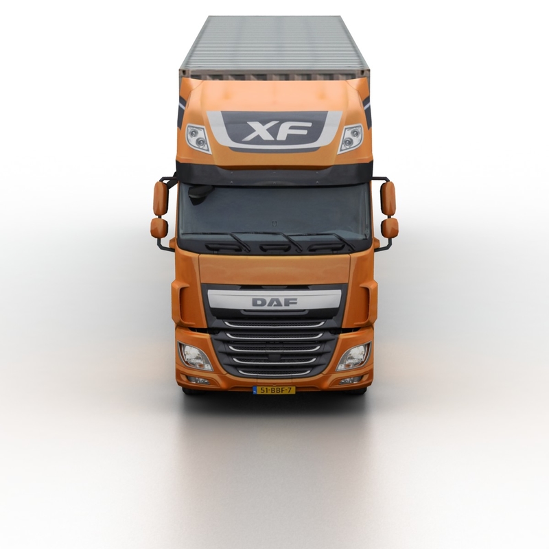 2013 daf xf 3d model