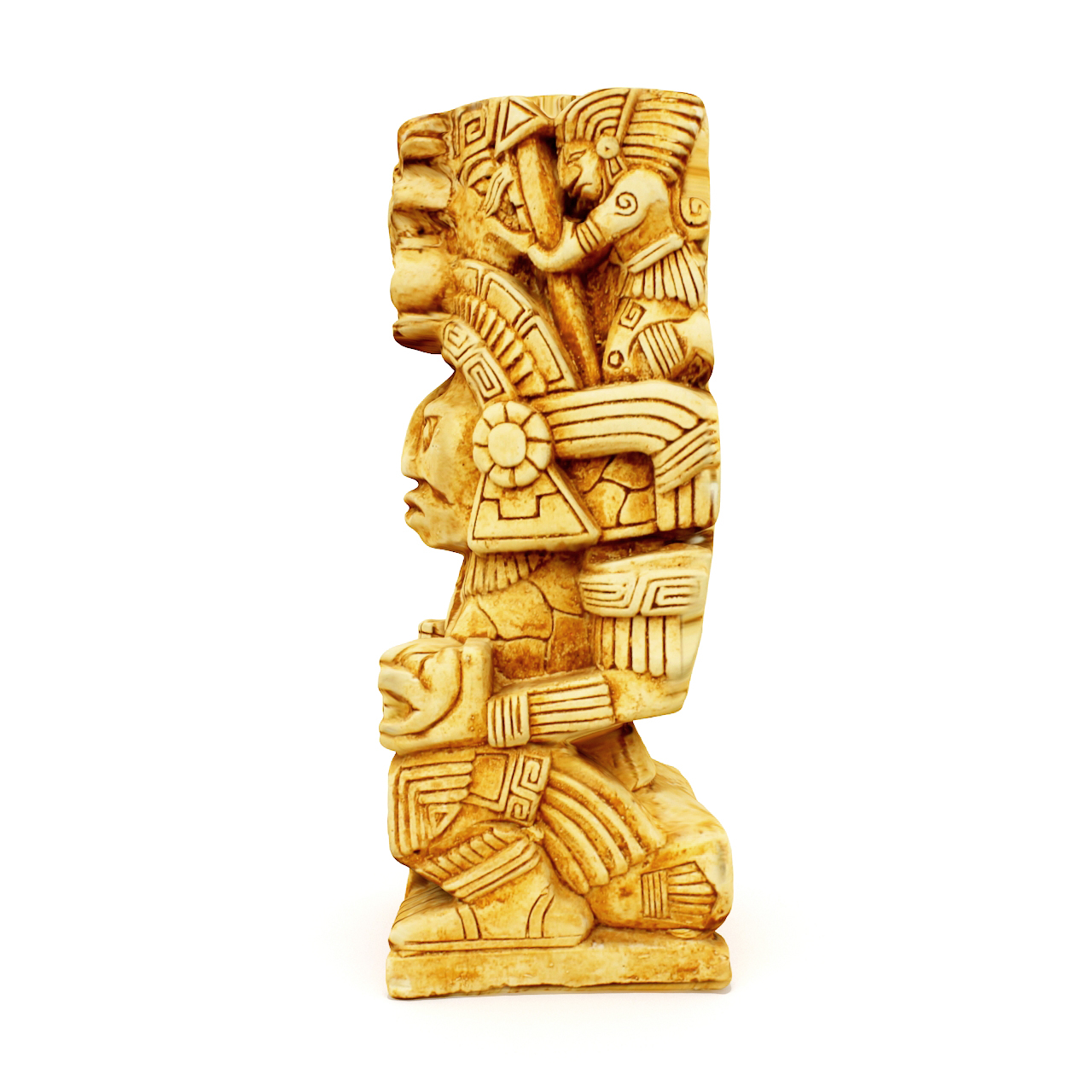 3d model aztec figure replica