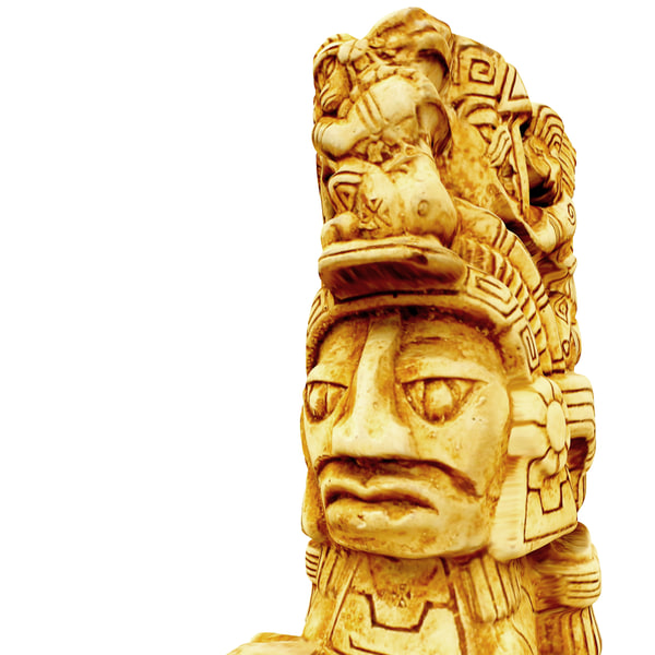 mayan figure replica 3d model