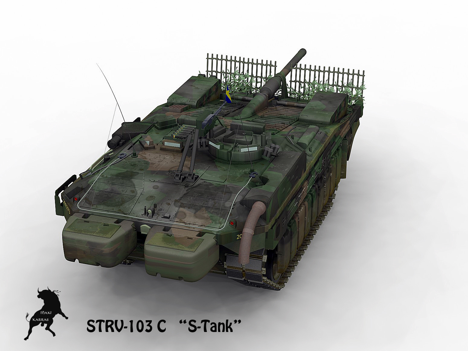 3d model of strv-103 c summer