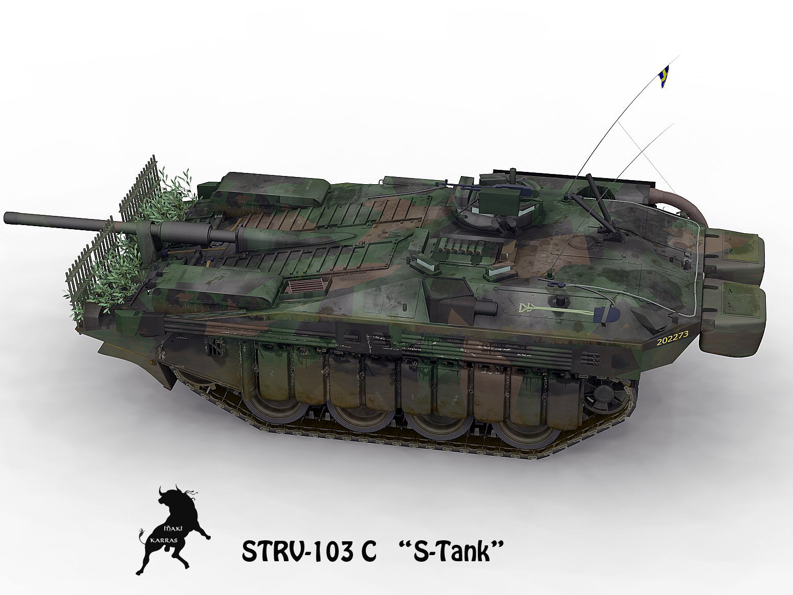 3d model of strv-103 c summer