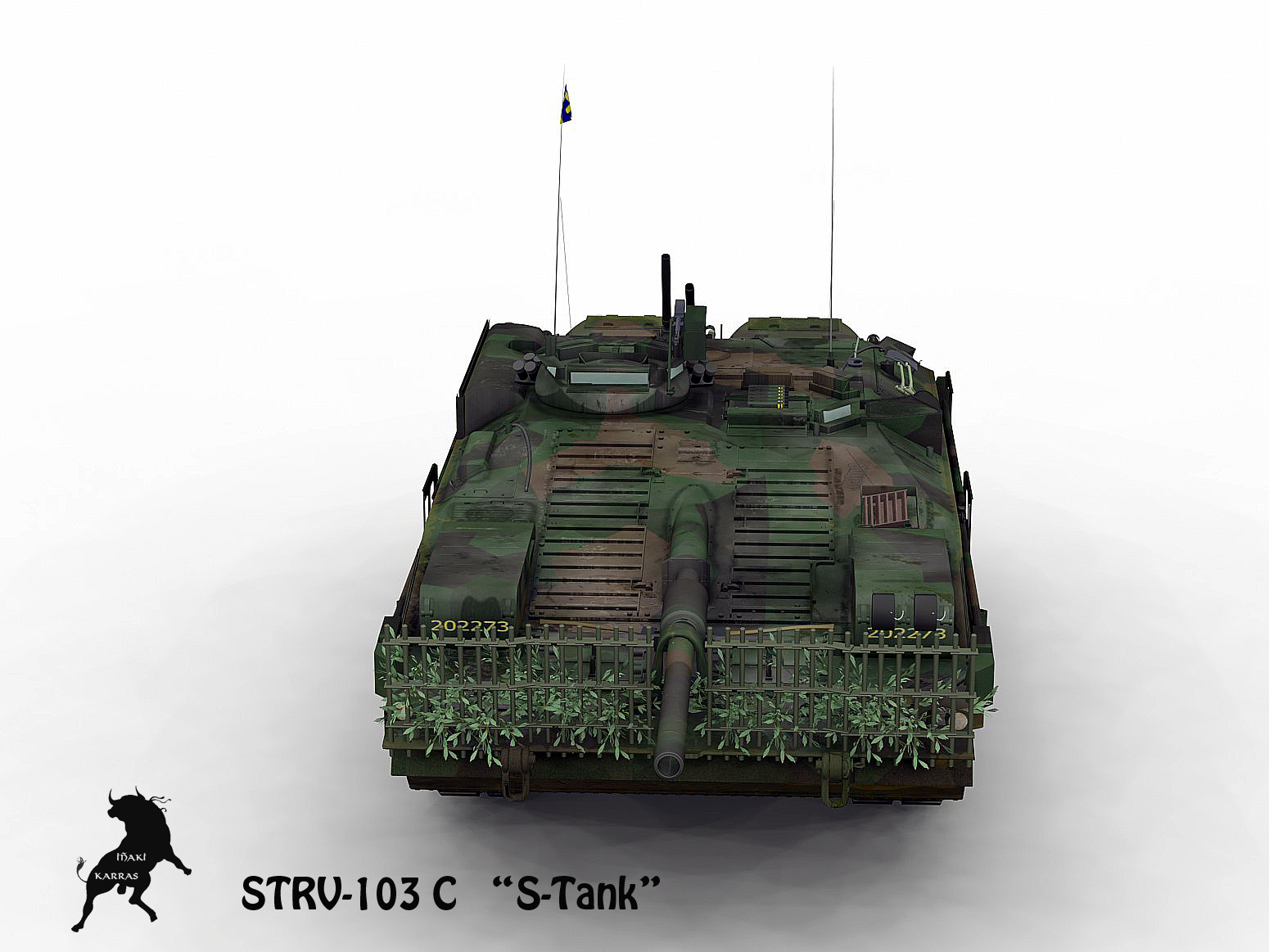 3d model of strv-103 c summer