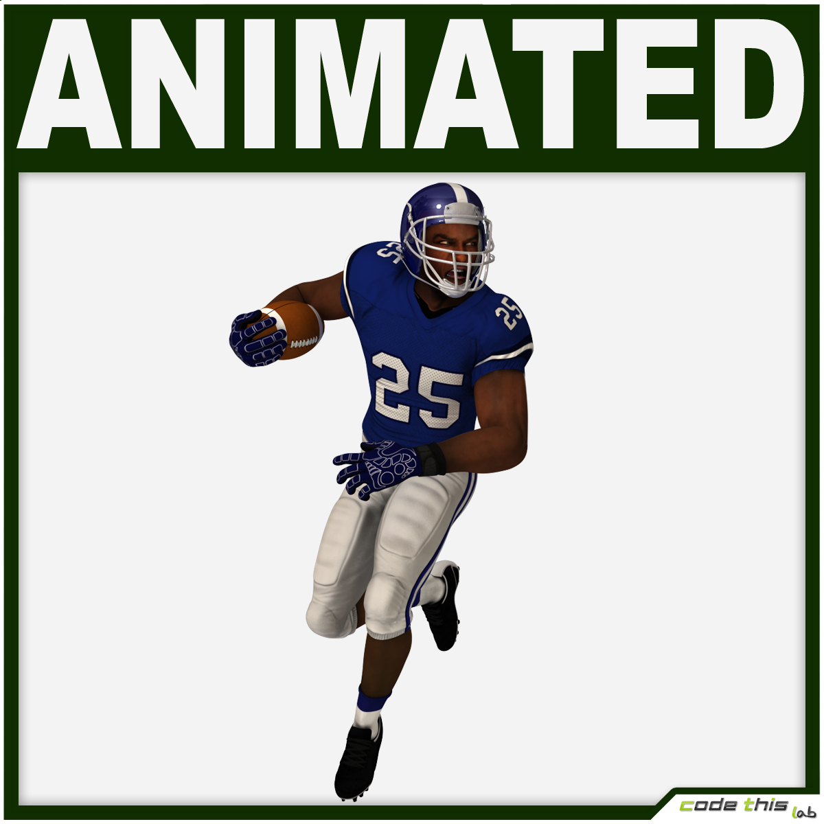 team player american football obj