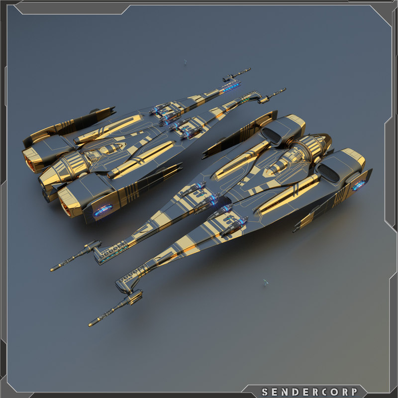 star starship 3d model
