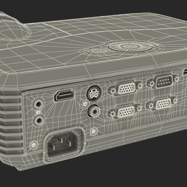 hdmi projector viewsonic pjd5133 3d model