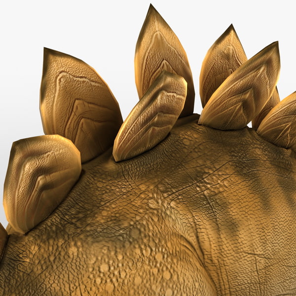 stegosaurus prehistoric modeled 3d model