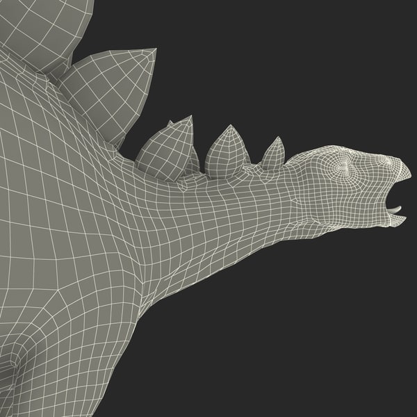stegosaurus prehistoric modeled 3d model