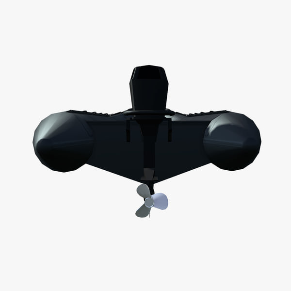 combat rubber raiding craft 3d model