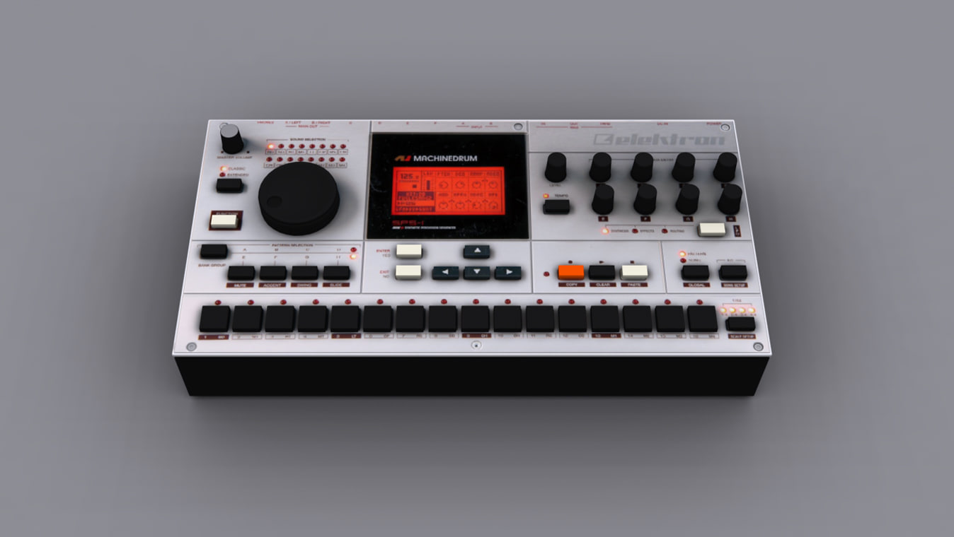 modelo 3d Elektron Machinedrum - Synth Sampler - TurboSquid 745218