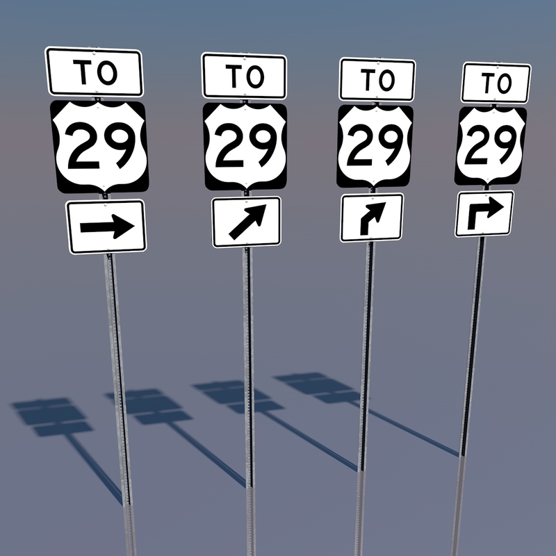 u s highway 29 3d c4d