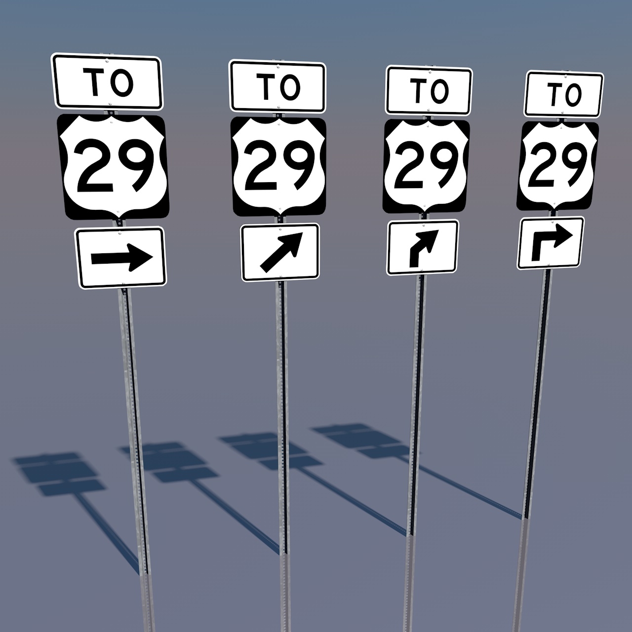 u s highway 29 3d c4d