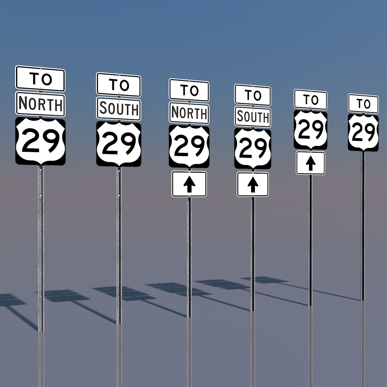 u s highway 29 3d c4d