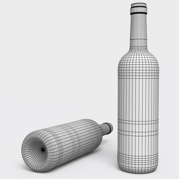modèle 3D de Bouteille de vin 9 - TurboSquid 747756