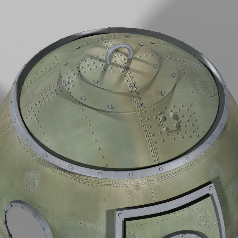escape capsule 3d model