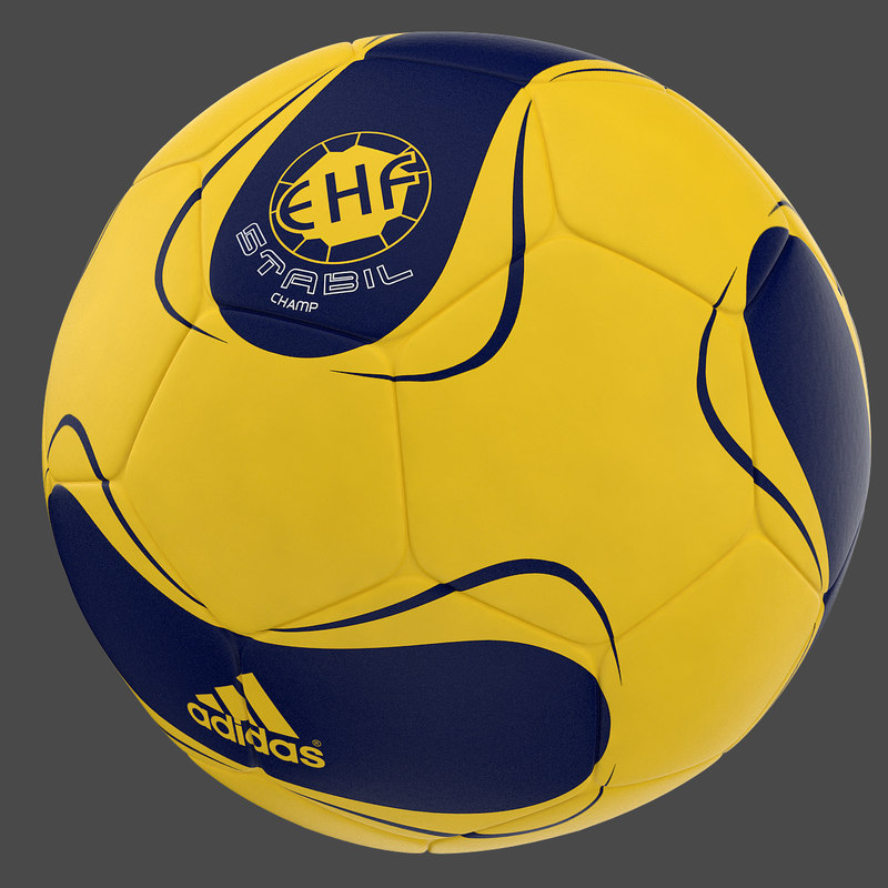 3d model handball equipment ball