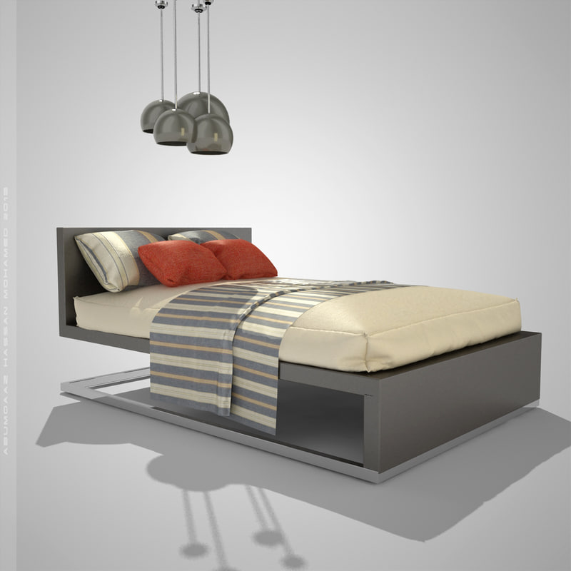 3ds max bed