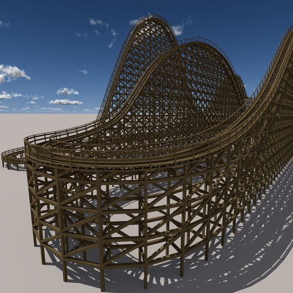 wood roller coaster lwo