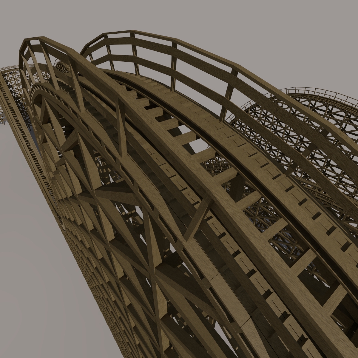 wood roller coaster lwo