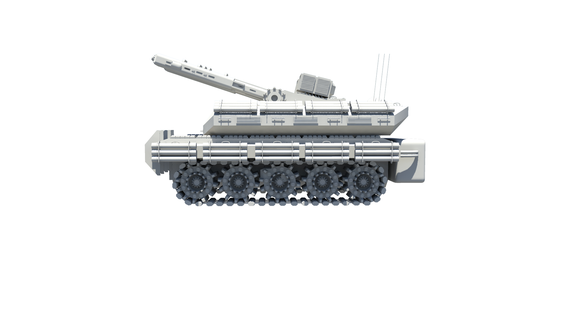 maya futuristic tank