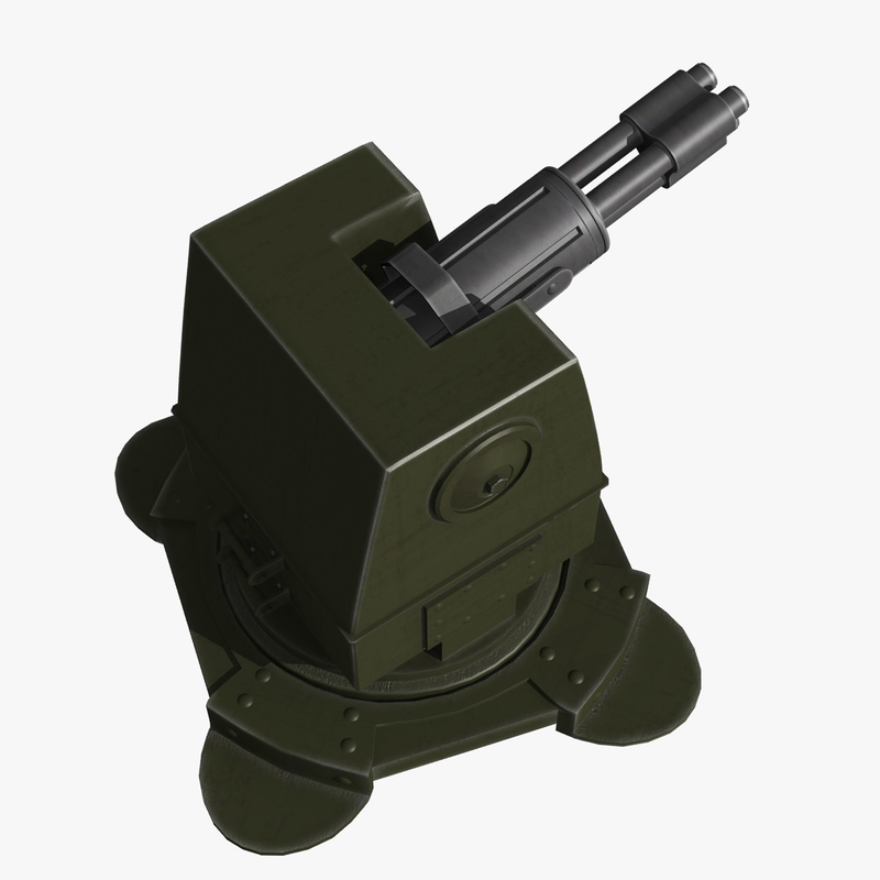 3ds triple barrel gun