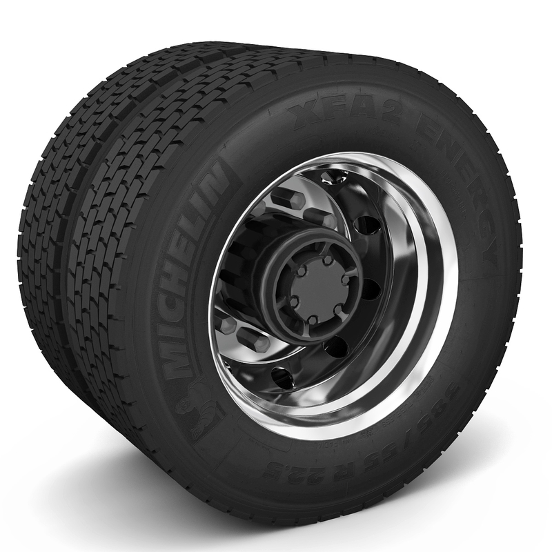 truck wheel 3d model