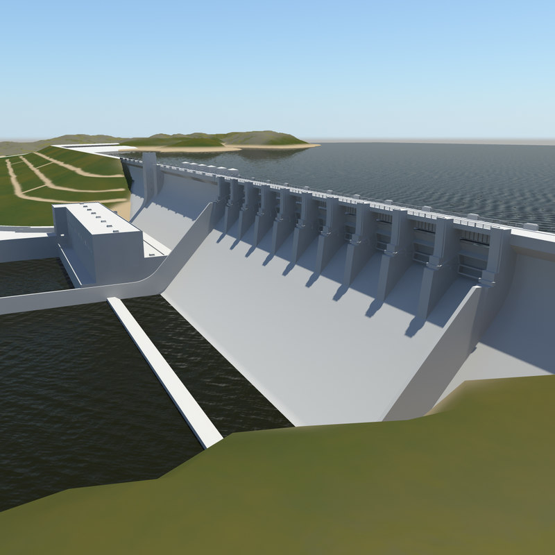 3ds max wolf creek dam