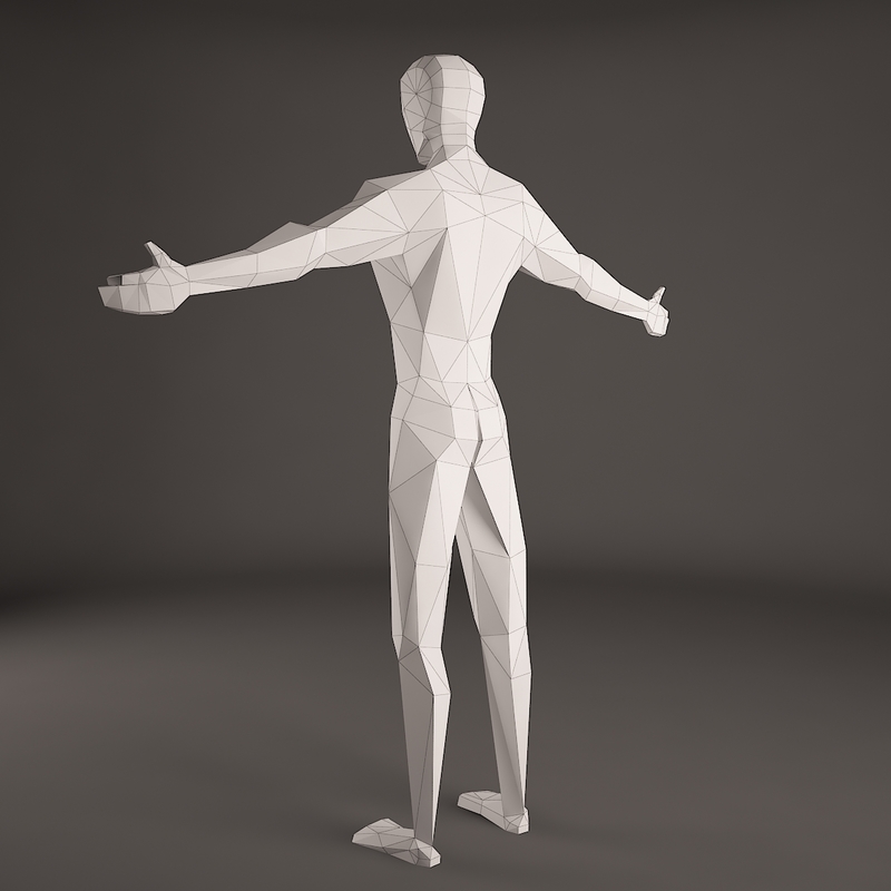 3d model man figure