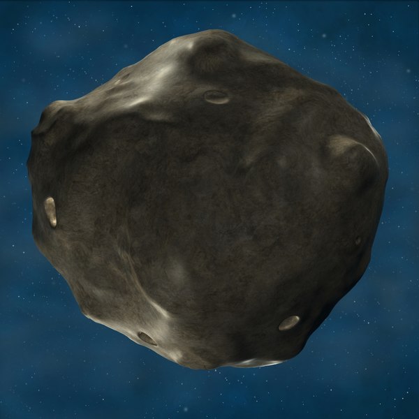 3d meteor meteorite model