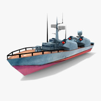 3d model project osa missile boats
