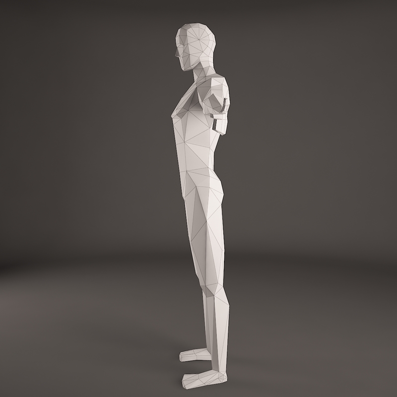 3d model man figure