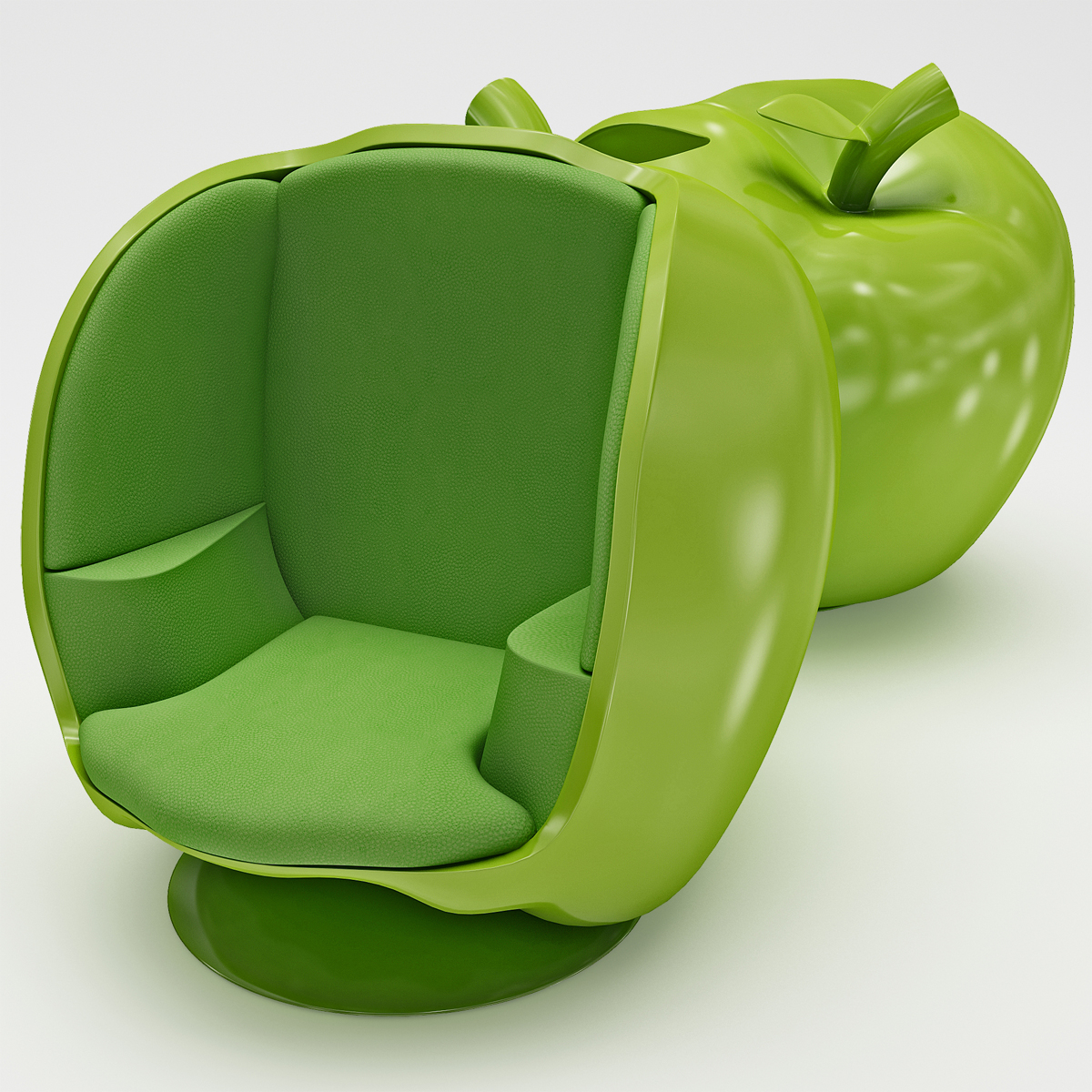 3d model apple chair