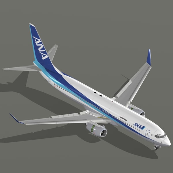 boeing 737-800 ana 3d model