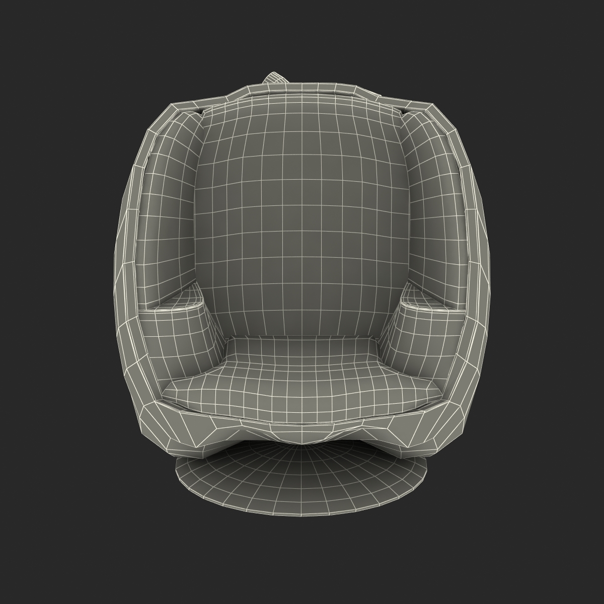 3d model apple chair