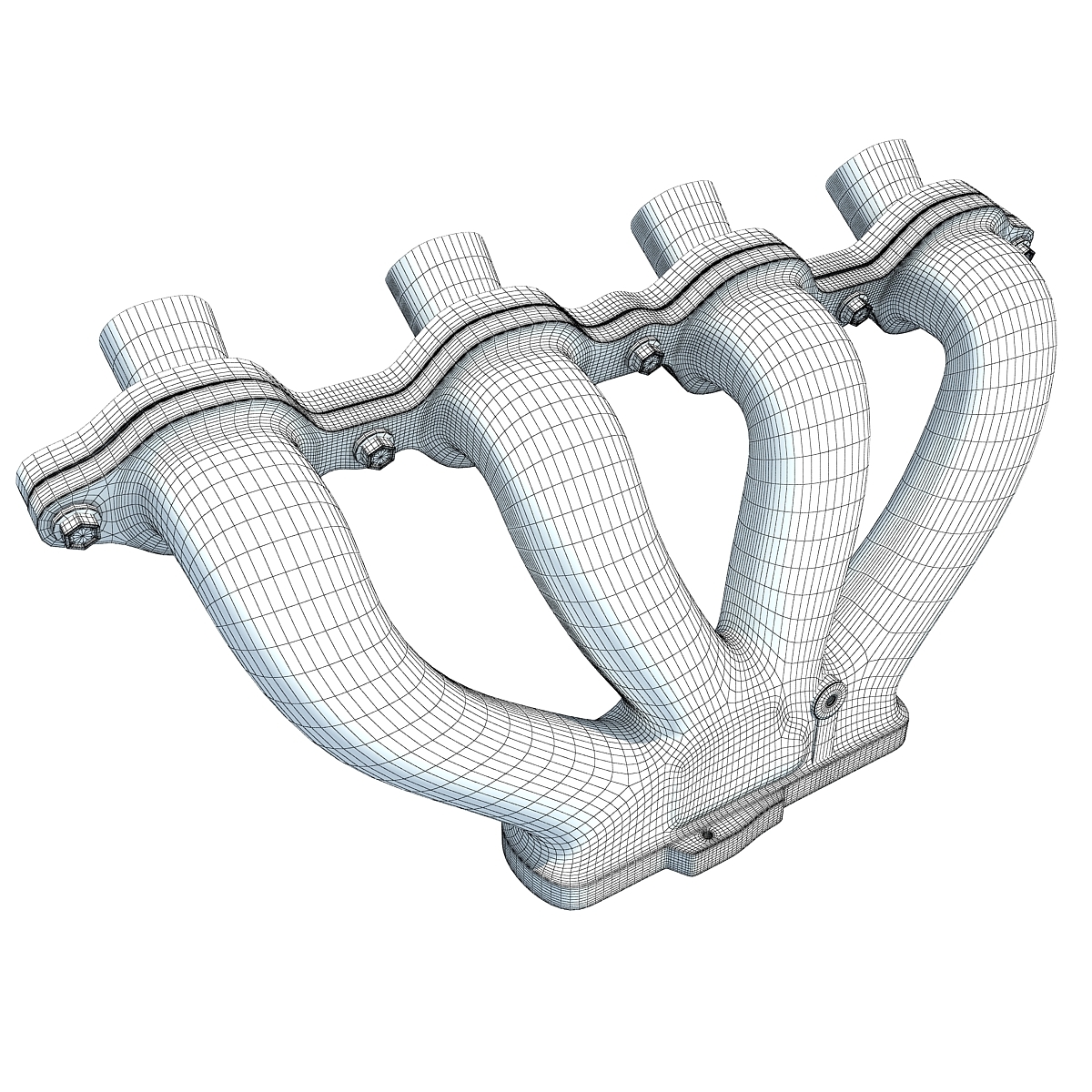 3d model exhaust manifolds