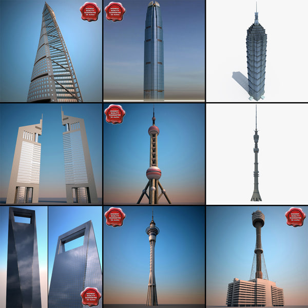Shanghai World Financial Center 3D Models for Download | TurboSquid